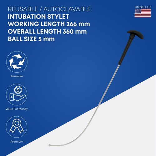 Reusable Intubation Stylet - 12.5" (31.7cm) Anesthesia Instruments | eBay
