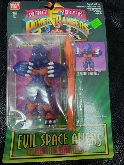 Mighty Morphin Power Rangers Evil Space Aliens Clawing Dramole 1994 ...