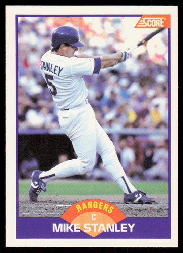 1989 Score 241 Mike Stanley Texas Rangers | eBay
