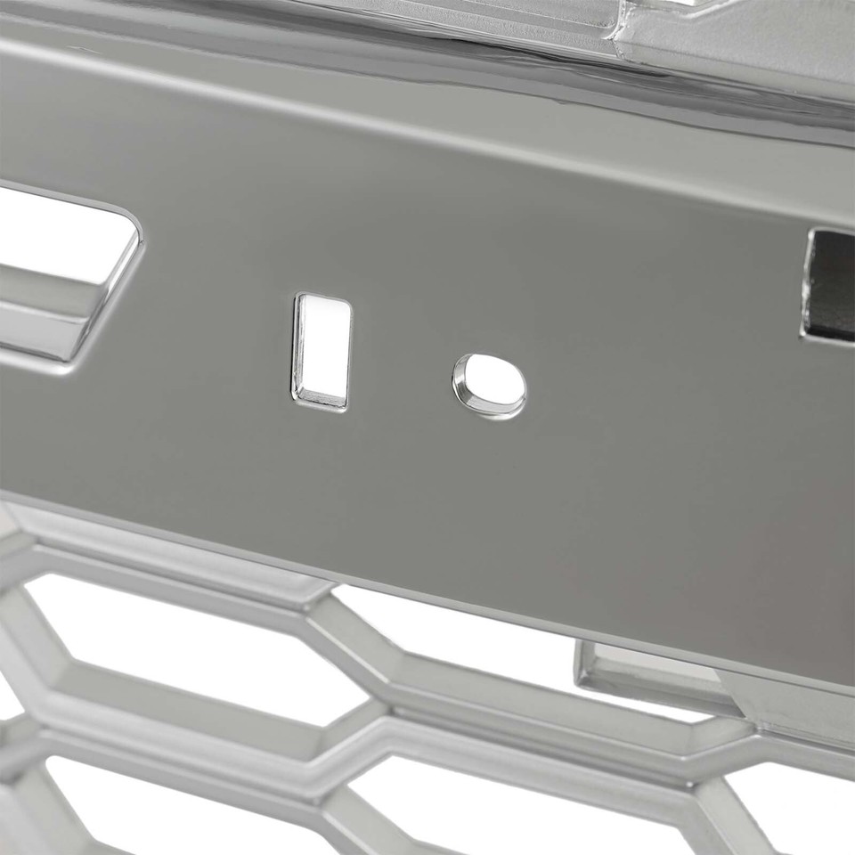 Front Upper Chrome Grille Fit For 2015-2020 Chevrolet Tahoe Suburban ...