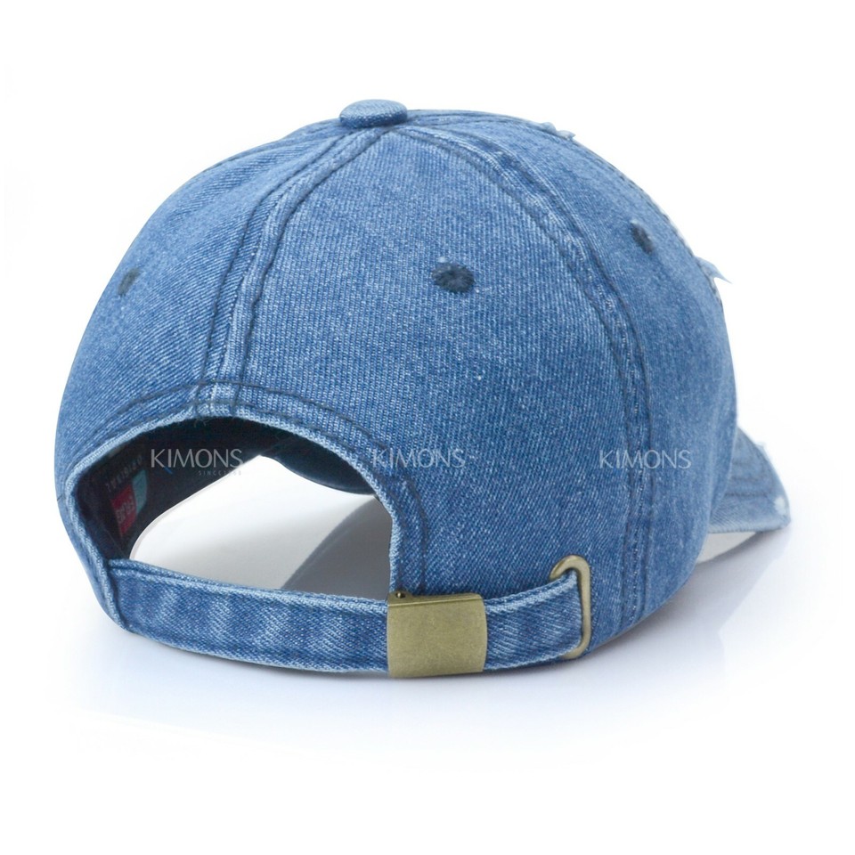 Premium Soft Cotton Dad Hat Distressed Baseball Cap Retro Unstructured ...