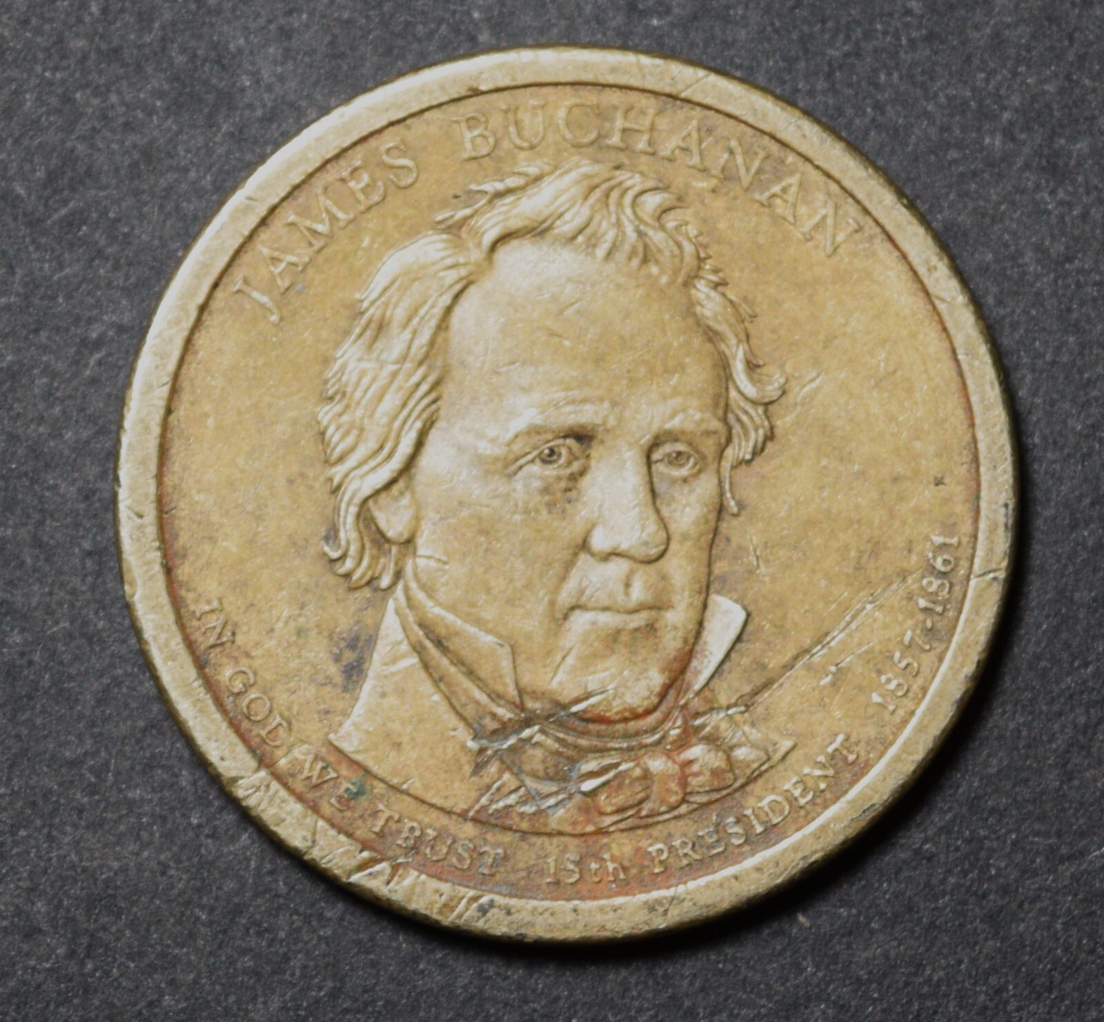 Rare Vintage 2010 P James Buchanan (1857-1861) One Dollar Coin | eBay