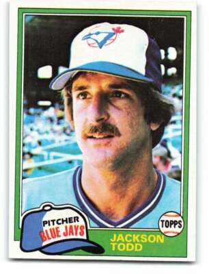 1981 Topps #142 Jackson Todd NM Near Mint Blue Jays | eBay