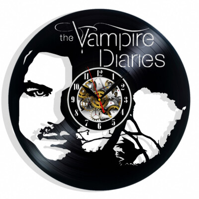 Vampire Diaries Vinyl Wall Clock Gift Birthday Holiday Home Room Decor ...