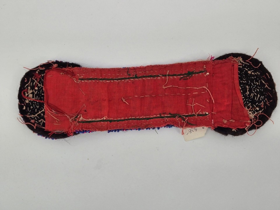 Vintage Hand Beaded Kuchi Medallion Embellishment Clothing/Belt Patch ...