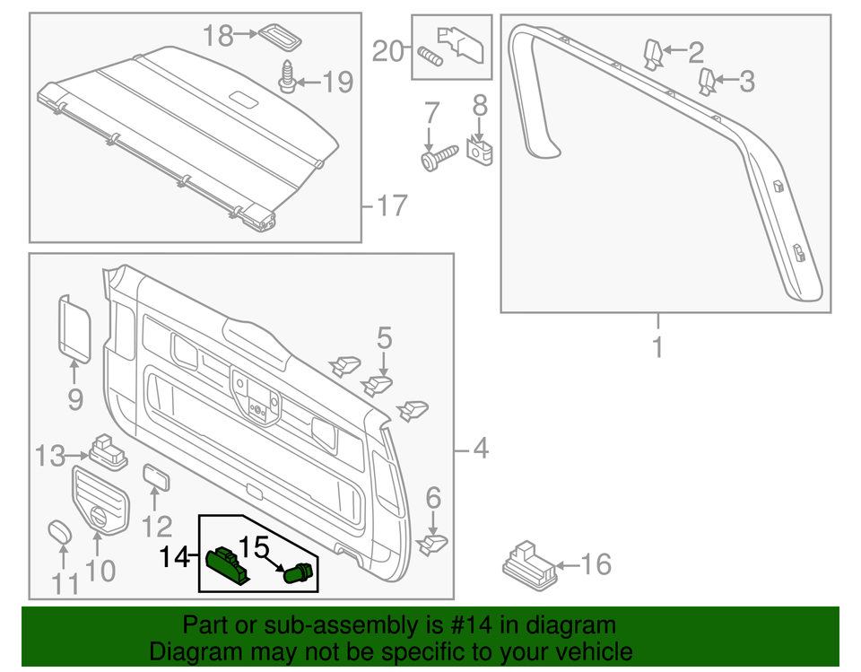 Genuine Volkswagen Courtesy Lamp 1K0-947-411-A | eBay