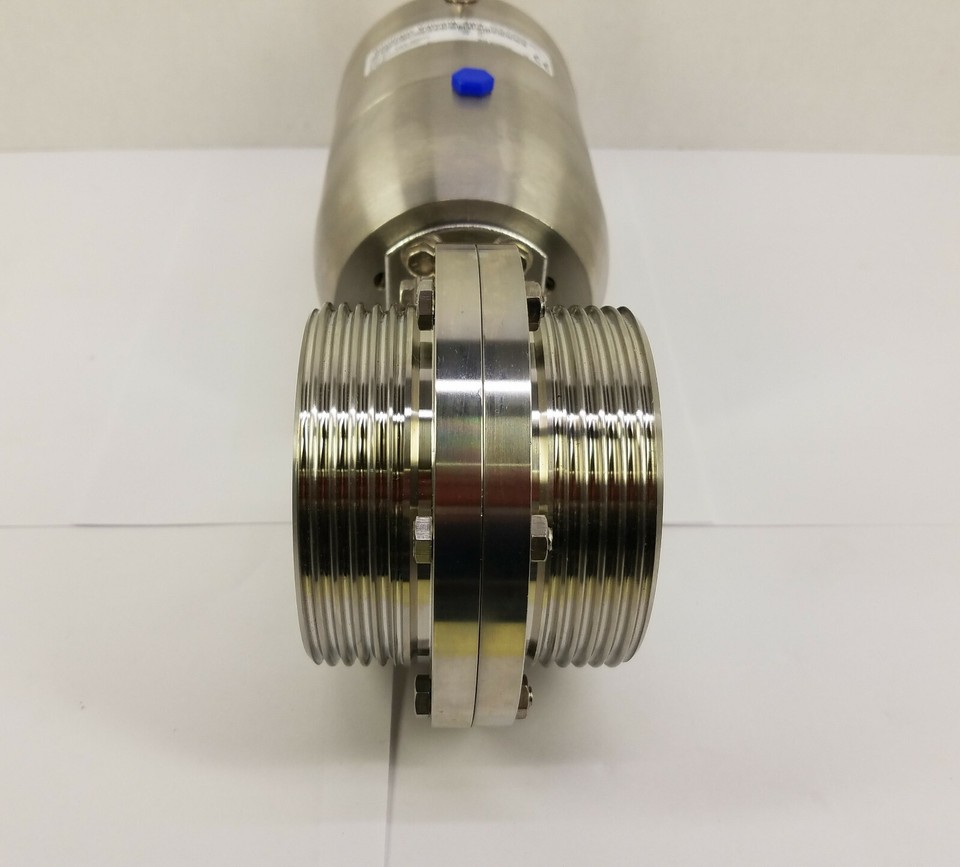Bardiani Valvole Spa ZVF Series DN65 SS Butterfly Valve (BEAAAB065BSBF ...