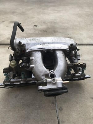 01-05 LEXUS IS300 GS300 COMPLETE INTAKE MANIFOLD 3PCS W/INJECTORS OEM ...