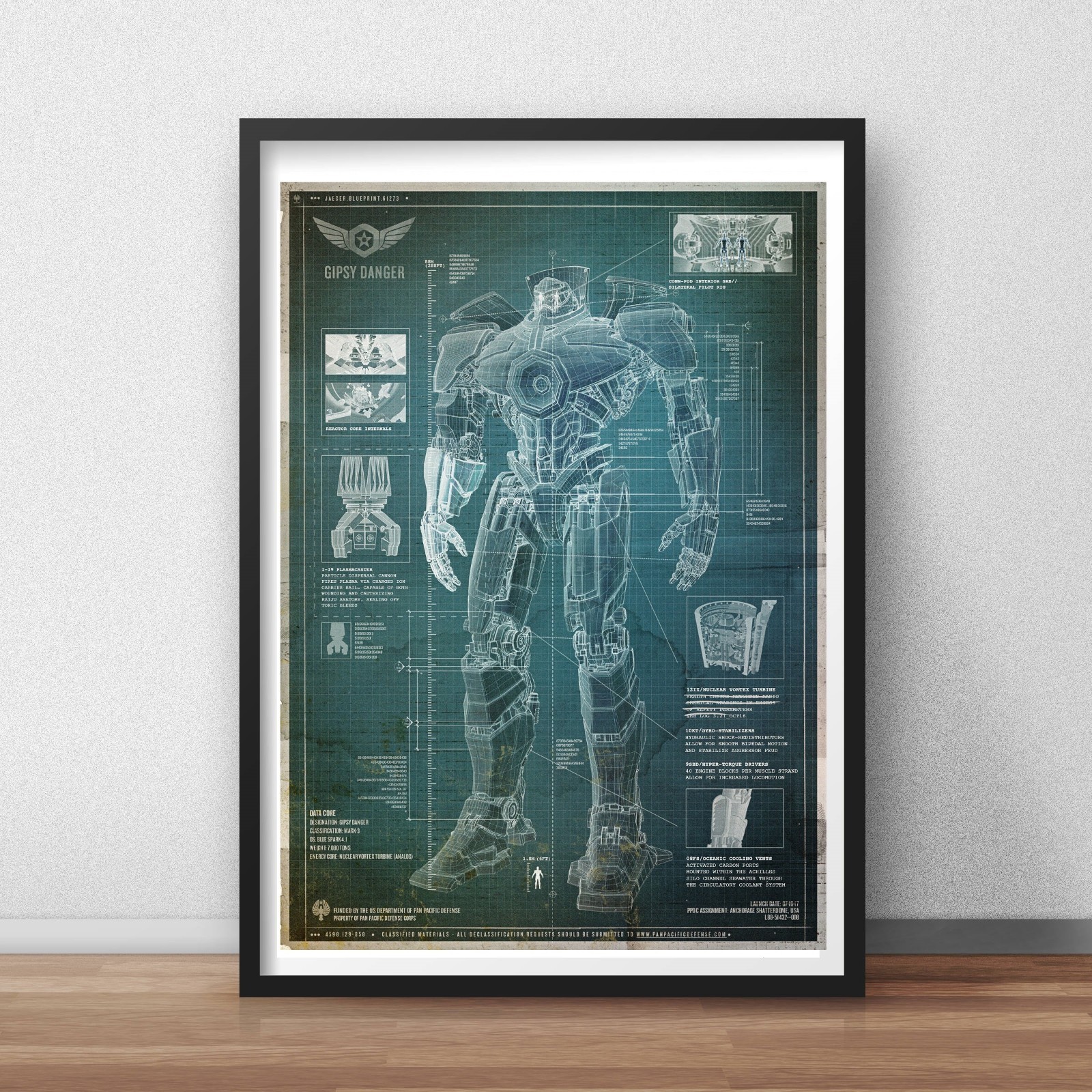 Pacific Rim Jaeger Blueprints
