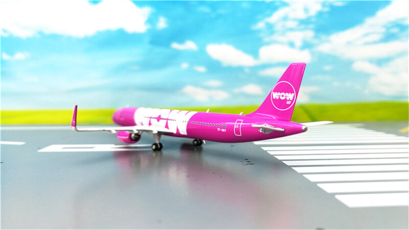 Phoenix WOW Air for Airbus A321neo TF-SKY 1/400 Diecast Aircraft Pre ...
