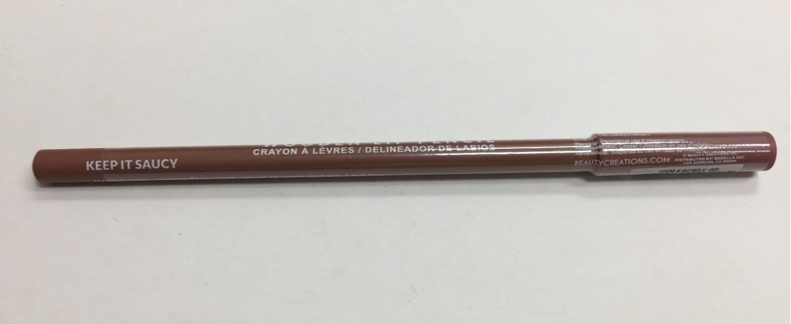 Beauty Creations Wooden Lip Pencil- Keep It Saucy BCWLL-09, 0.05 oz | eBay