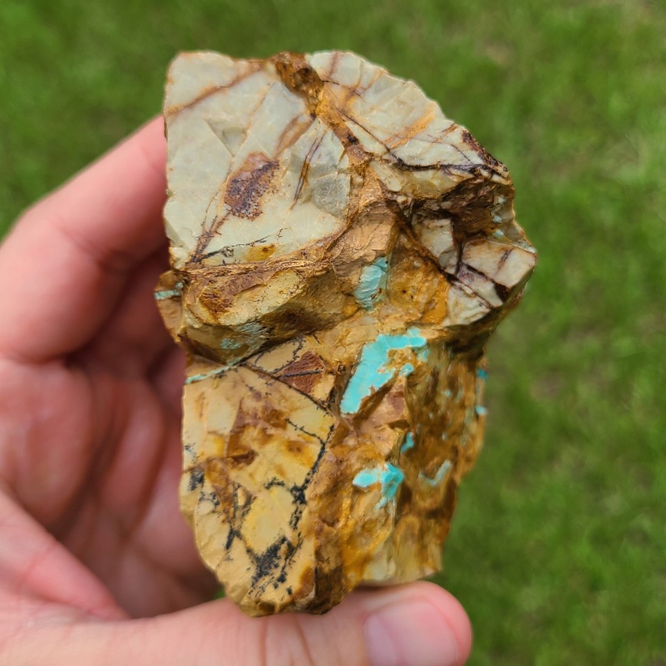 NATURAL ROYSTON TURQUOISE ROUGH NEVADA USA 356.6 GRAMS | eBay