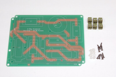 General Purpose DIY Speaker Crossover Board PCB 2-Way - 3rd Order 18dB ...