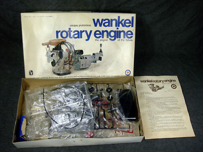 Vintage Entex Wankel Rotary Engine Motorized Plastic Model Assembly ...