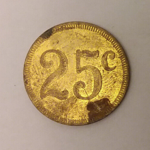 Vintage 25 Cent Trade Token 25mm | eBay