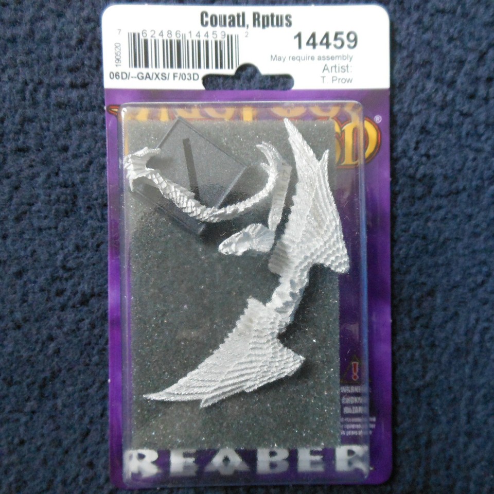 Reaper Warlord 14459 Couatl Reptus Flying Snake Monster Mythical Winged ...