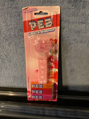 Pez Singles- Valentine Heart, Pink Crystal, XOXO, Mint on Card | eBay