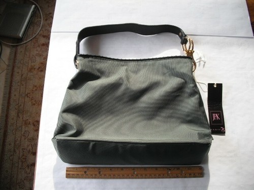 JPK PARIS HANDBAGS VINTAGE HANDBAG PURSE MILITARY GREEN SASHA MINI , 2 ...