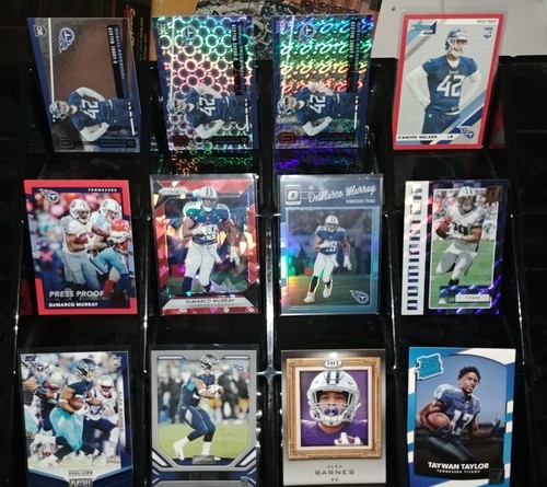 Titans rookie RC Prizm serial # lot Demarco Murray D'Andre Walker Alex ...