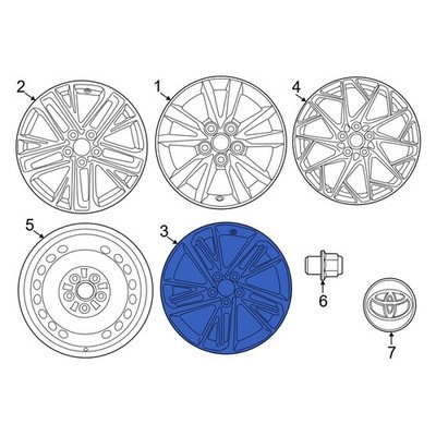 For Toyota Camry 2025 Toyota 42611AQ040 Wheel | eBay