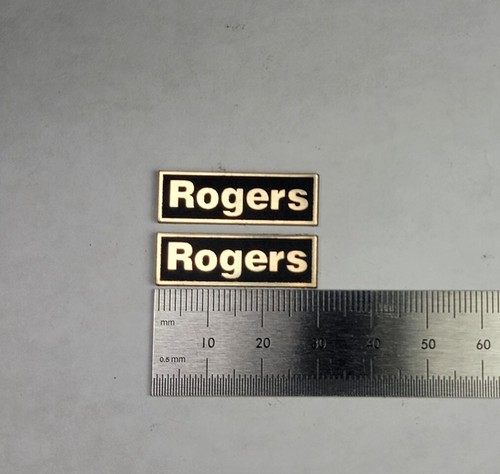 Rogers LS 3/5A Speaker Grill Badge Logo Emblem Gold PAIR Custom Made | eBay