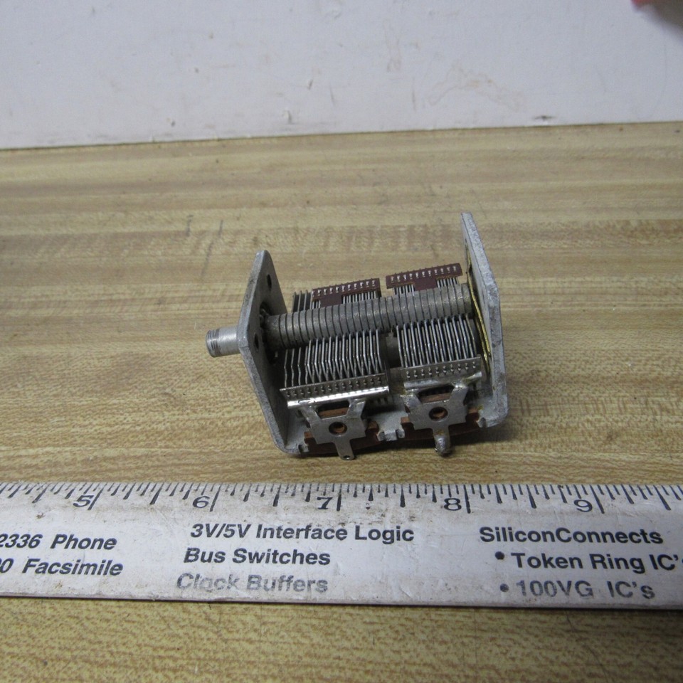 VARIABLE CAPACITOR DUAL 250 pF 20 to 250 pF 1/4 in shaft | eBay