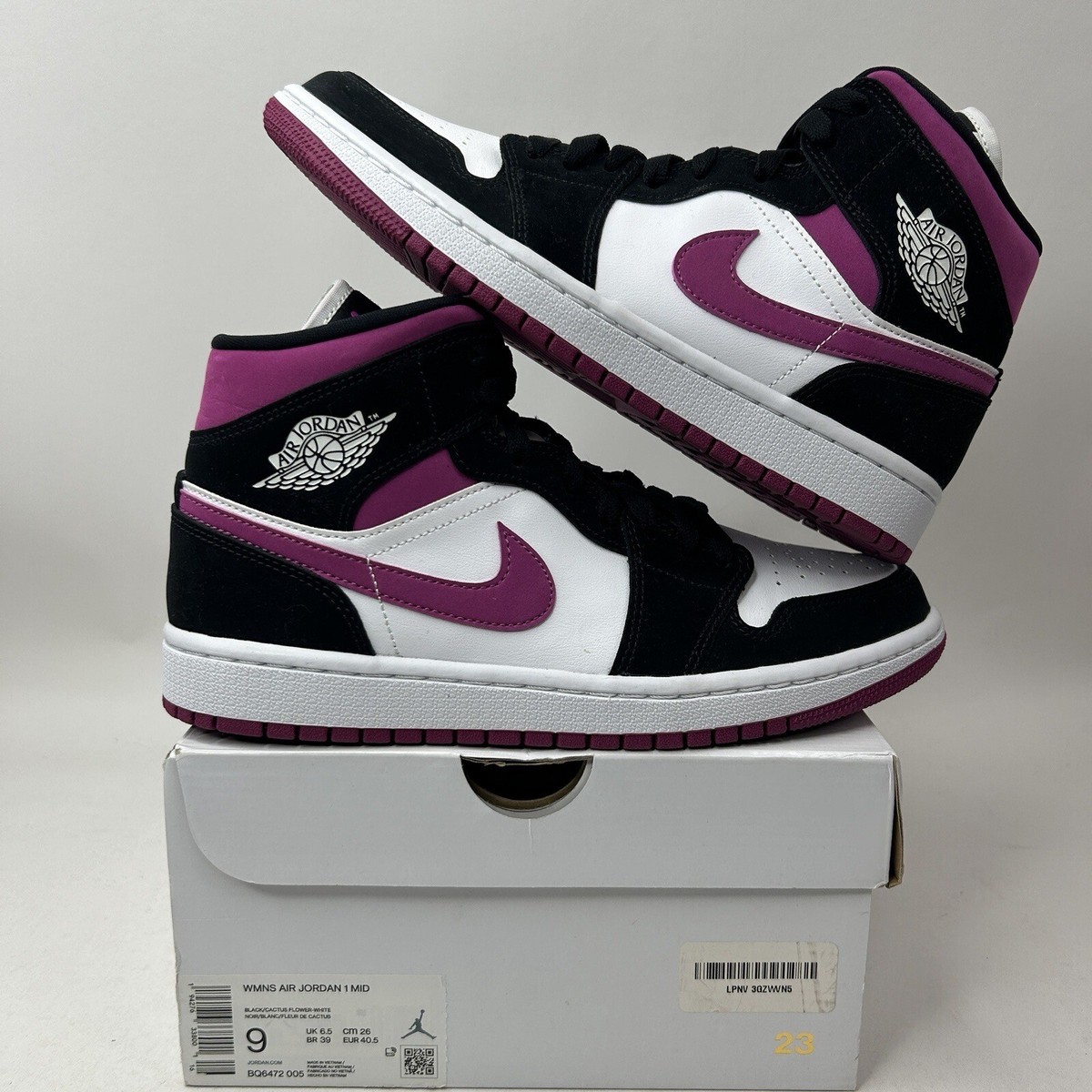 Nike Air Jordan 1 Retro Mid WMNS “Cactus Flower” BQ6472-005 Nike Air Jordan 1 Retro Mid WMNS “Cactus Flower” BQ6472-005