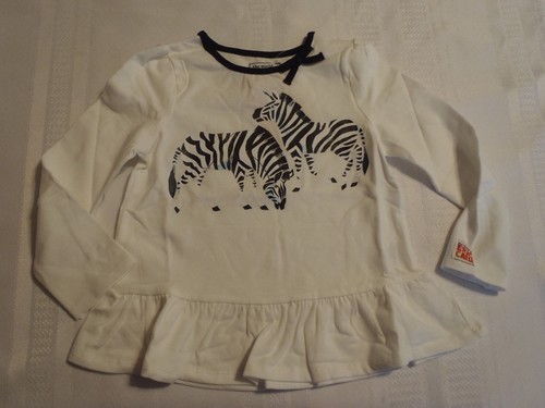 Gymboree Eric Carle 2T Long Sleeve Ruffle Hem Shirt NWT Zebra | eBay