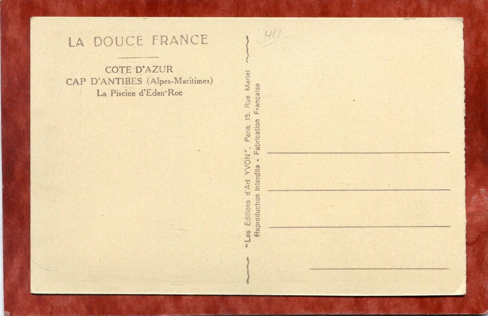 Cote D'Azur, La Douce,France-LA PISCINE d'EDEN-ROC Seaside Resort-d'Art ...