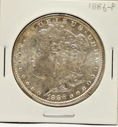 1886 US Morgan Silver Dollar $1 Nice Unc | eBay