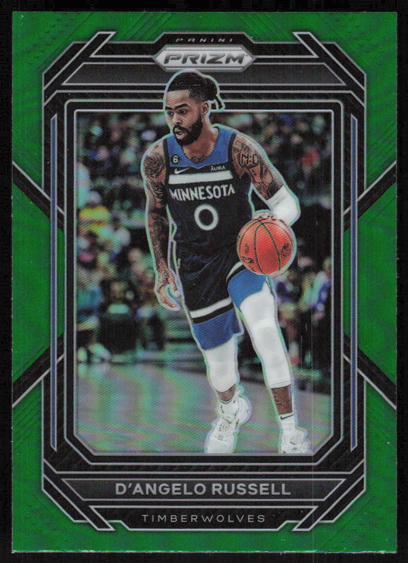 2022 Panini Prizm GREEN PRIZM #43 D'Amgelo Russell - FREE SHIPPING | eBay