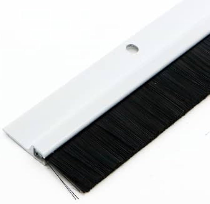 Draught Excluder Aluminium Metal or PVC Bottom Door Brush Sweep Seal ...