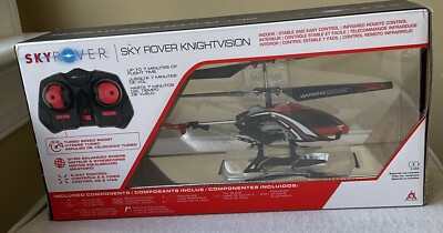 Sky Rover KnightVision Remote Control Indoor Helicopter with LED Lights ...