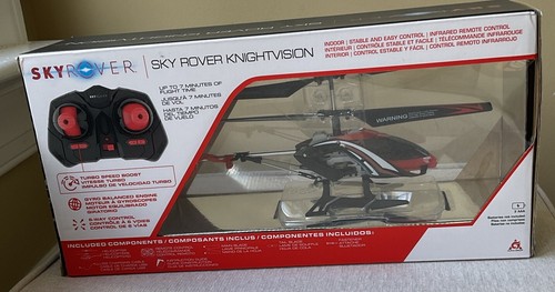 Sky Rover KnightVision Remote Control Indoor Helicopter with LED Lights ...