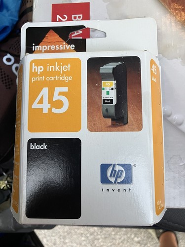 2006 Genuine HP 45 Black Ink Cartridge 51645A OEM Sealed EXPIRED ...