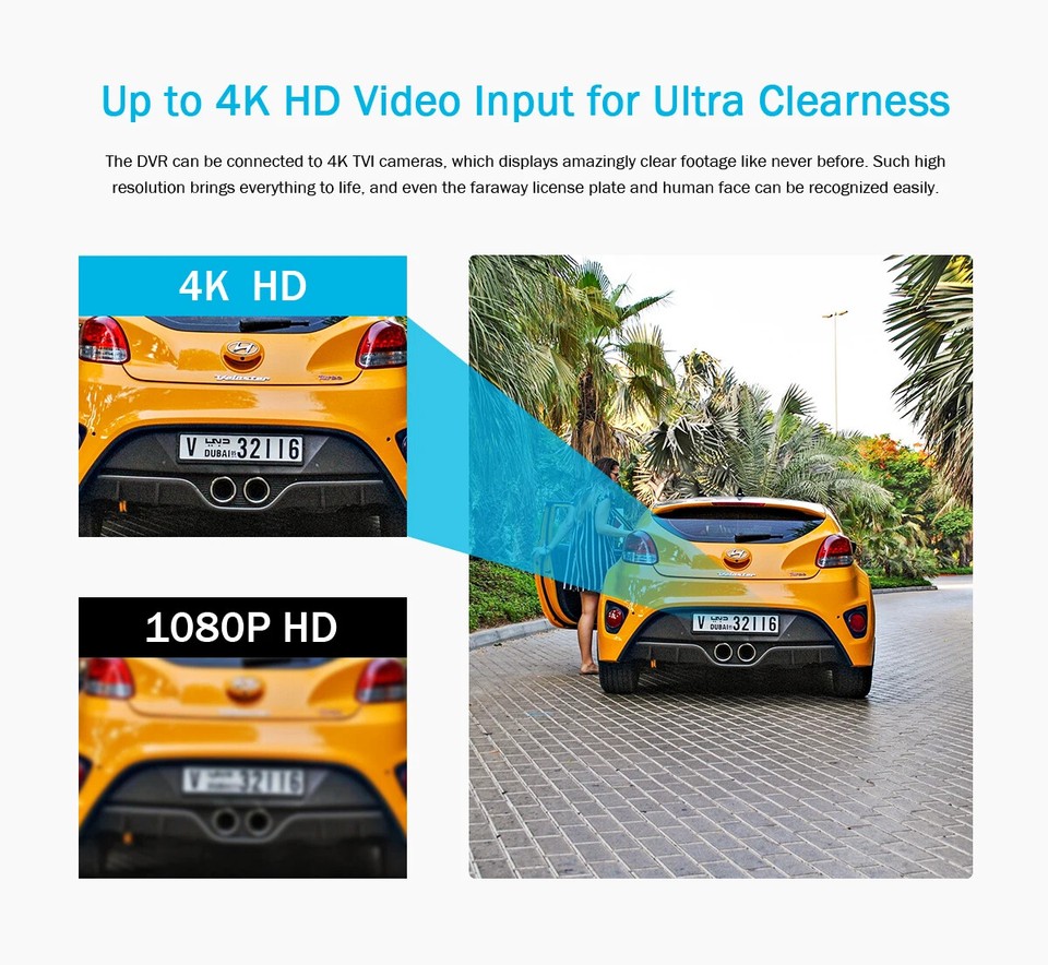 DAHUA 8MP 5MP COLORVU AUDIO IP PoE CCTV uLTRA-HD 4K SECURITY CAMERA MIC ...