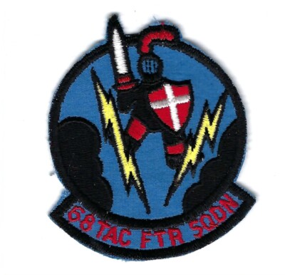 PATCH USAF 68TH TAC FTR SQDN TFS MOODY AFB JT14 | eBay