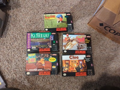 5 BOXED SNES GAMES LOT WITH GAMES AND MOST MANUALS | eBay