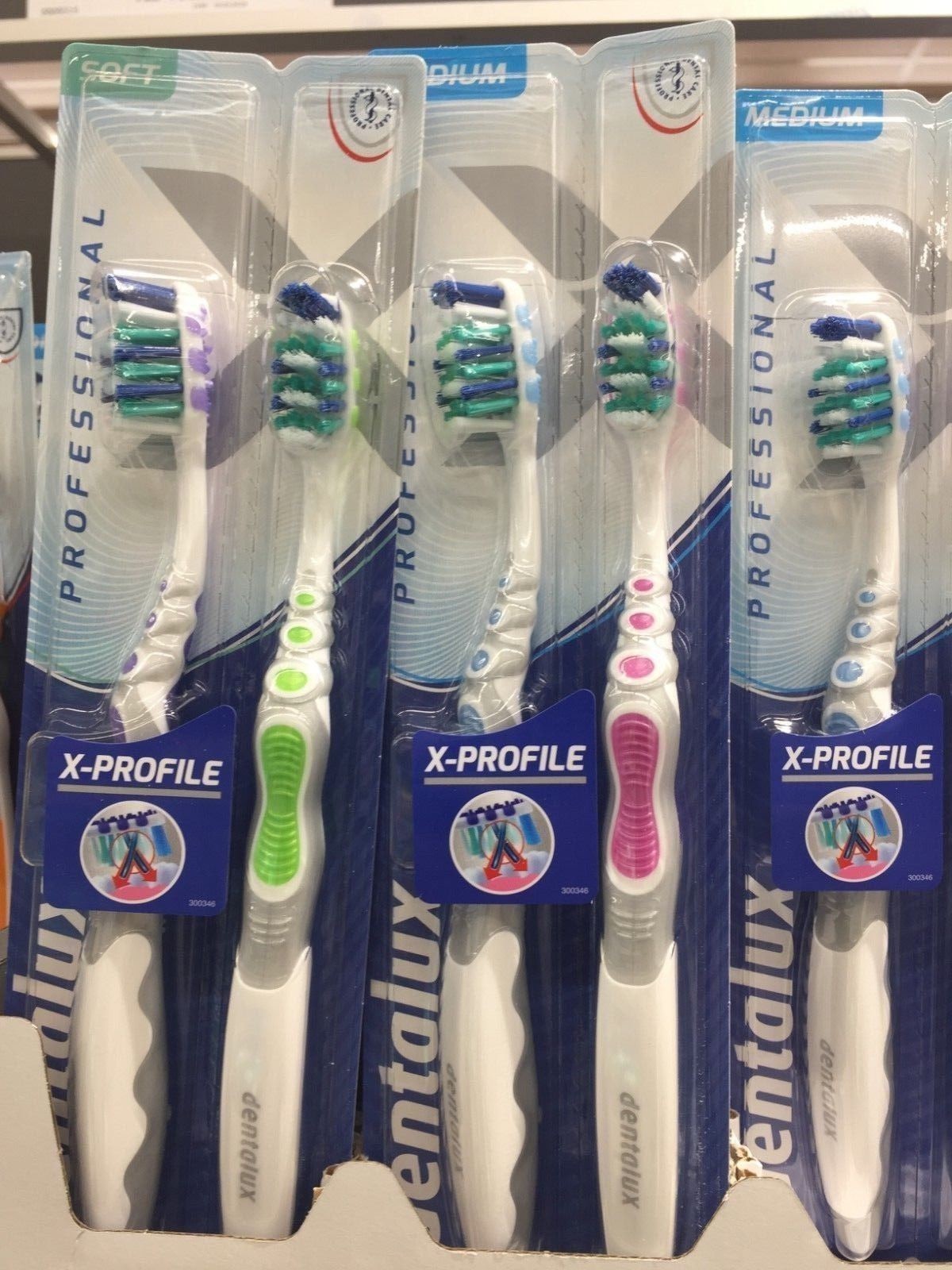 2x Dentalux Classic Toothbrushes,healthy gum and tooth,protect tooth ...