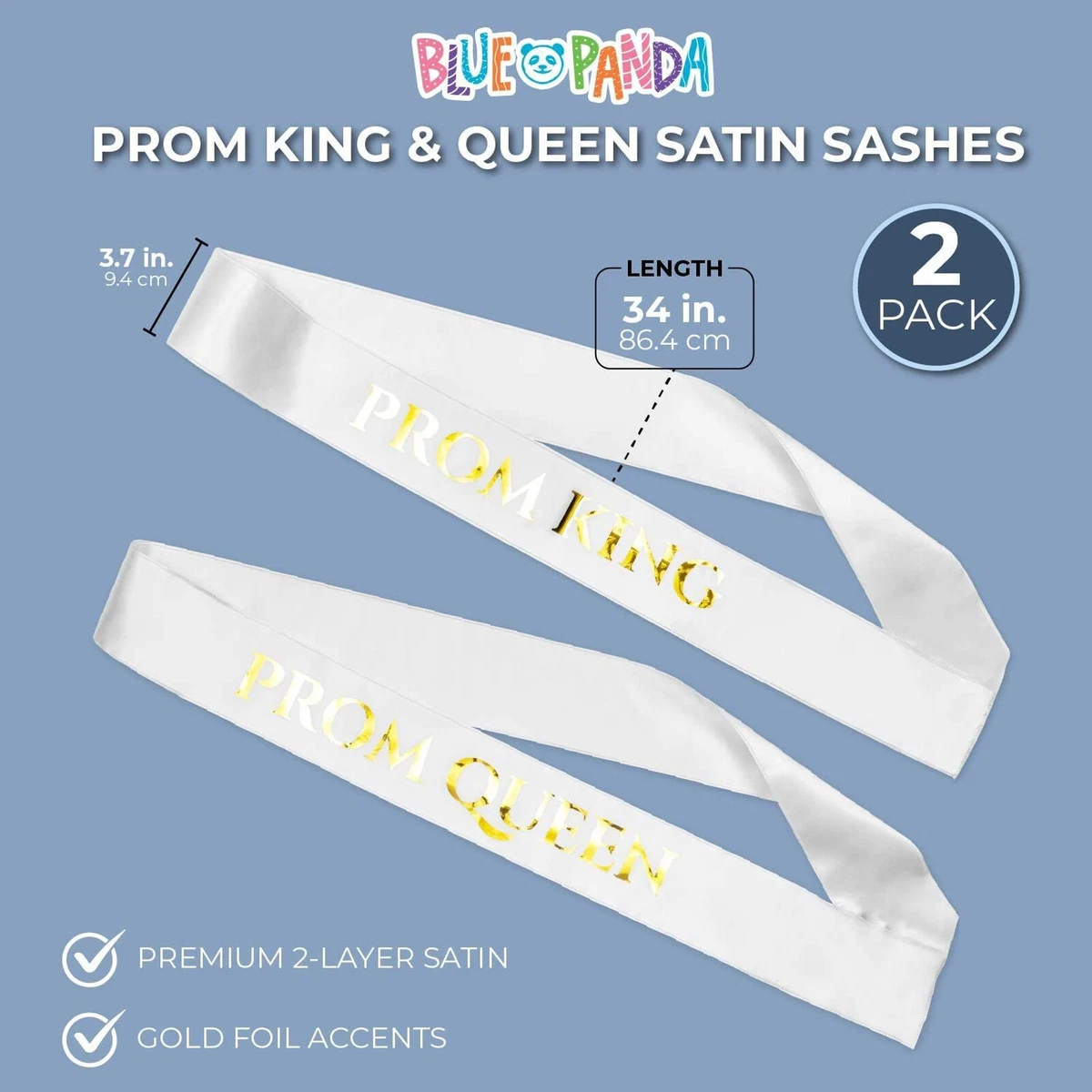 Prom King And Queen Sashes