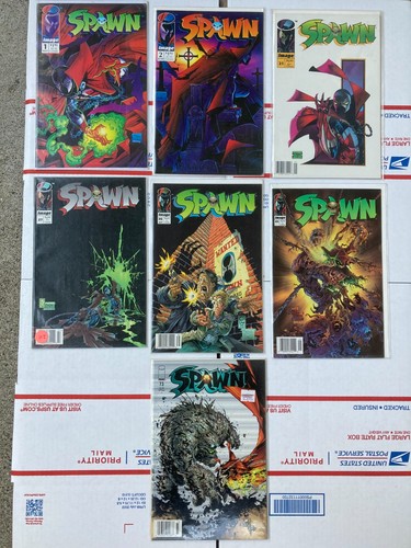 Spawn Image Comic Book Lot Of 7 #1 #2 #21 #27 #35 #41 #73 (1992) Todd McFarlane | eBay
