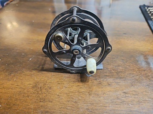 Vintage Skeleton Metal Fly Fishing Reel | eBay