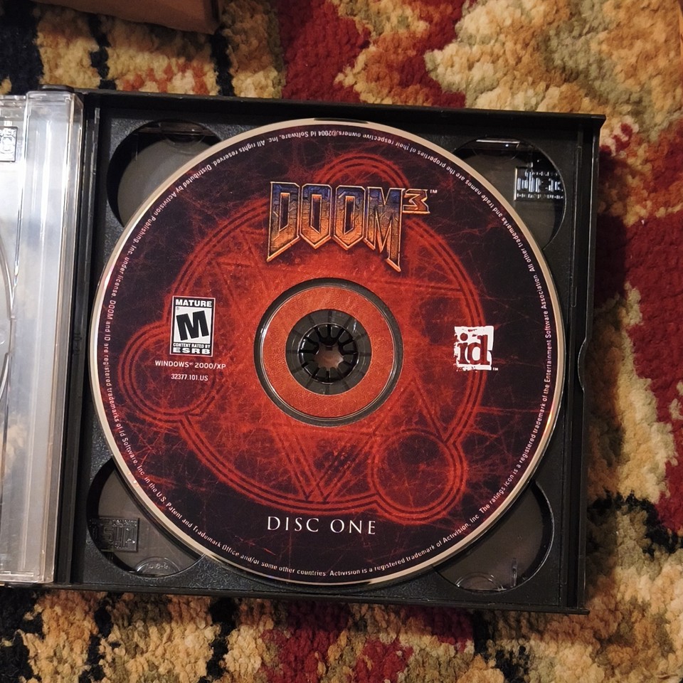 Doom 3 Shooter Survival Horror PC id Software Activision NTSC-U/C Doom ...