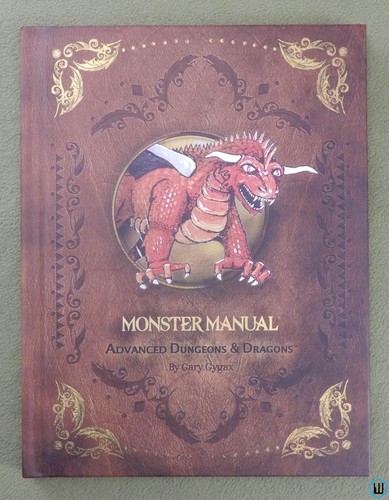 Premium Cover Monster Manual (Advanced Dungeons Dragons 1e) Wizards ...