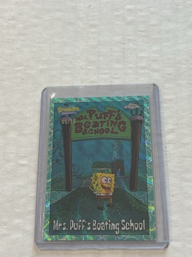 2025 Topps Chrome SpongeBob Mrs. Puff’s Boating School ...