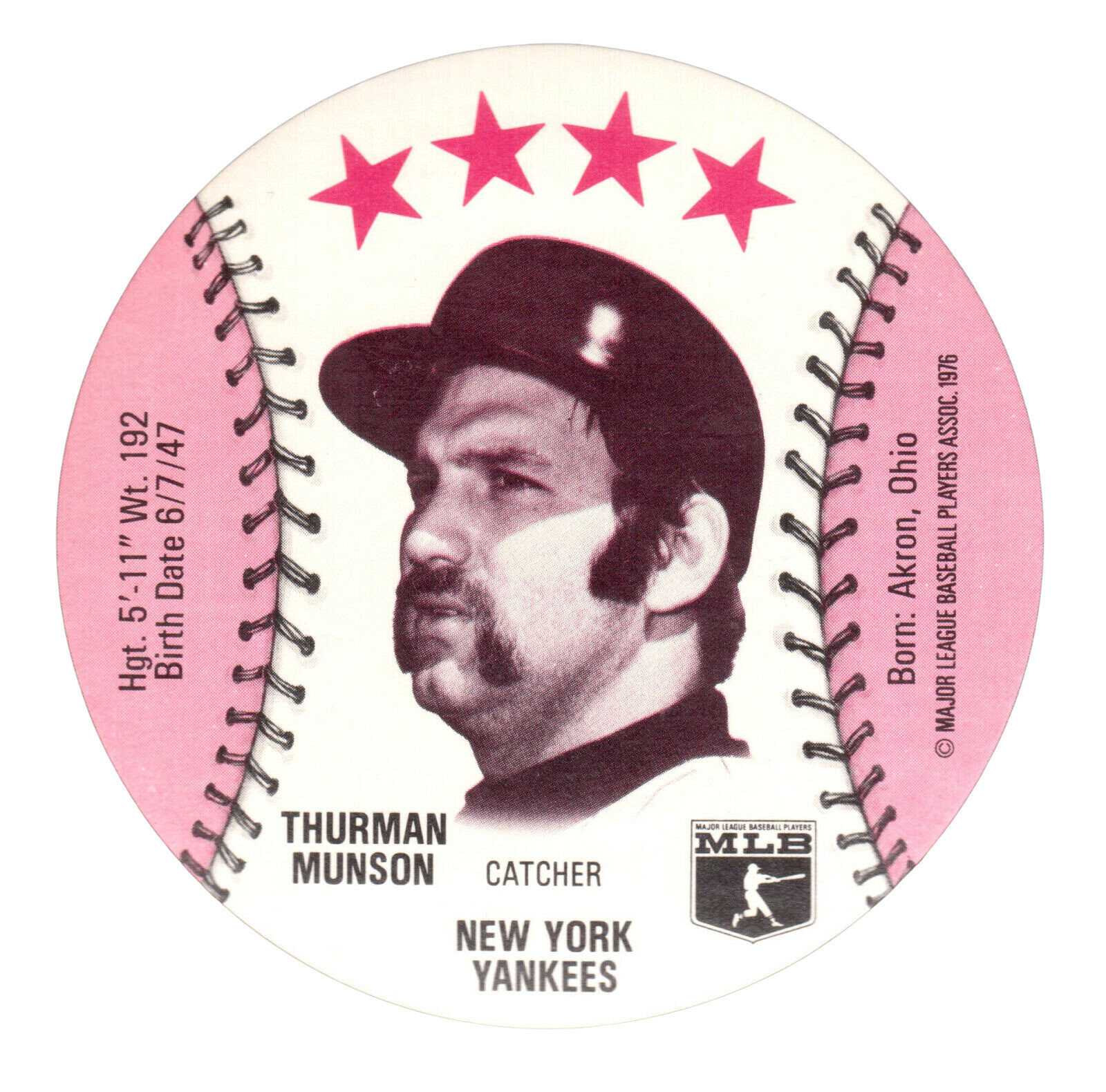 1976 MSA Discs - Thurman Munson for sale online | eBay