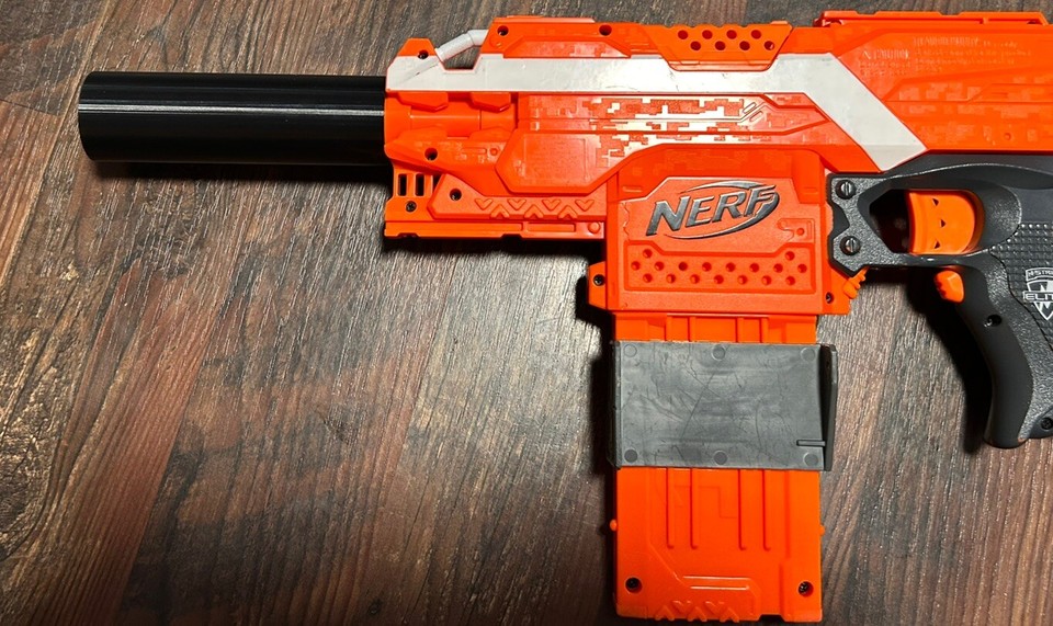 Fits Nerf N-Strike Stryfe Gun Silencer Barrel FITS ALL NERF WITH TWIST LOCK | eBay