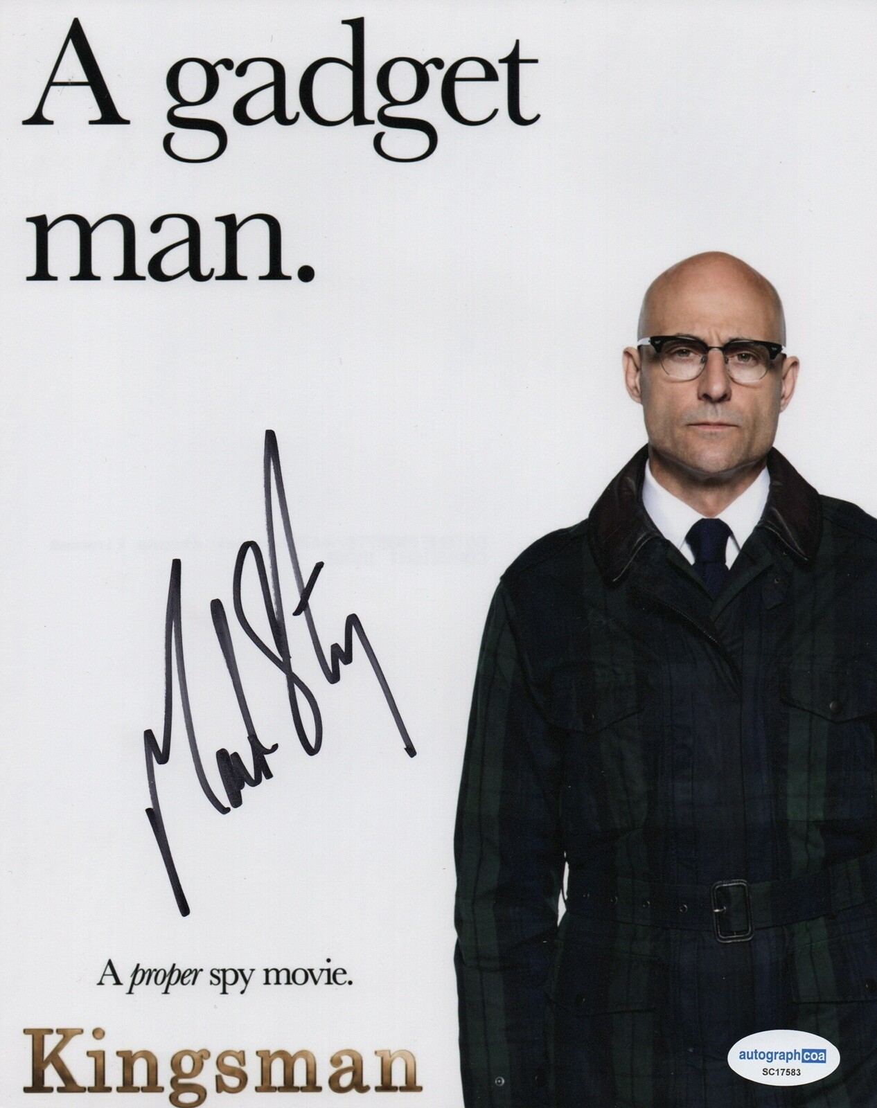 Mark Strong “Kingsman” AUTOGRAPH Signed ‘Merlin’ 10x8 ACOA | eBay UK