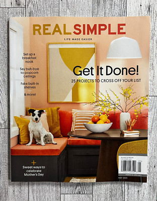 REAL SIMPLE MAGAZINE "GET IT DONE! 25 Projects To Cross Off List ...