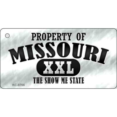 Property Of Missouri Novelty Metal Key Chain KC-9766 | eBay